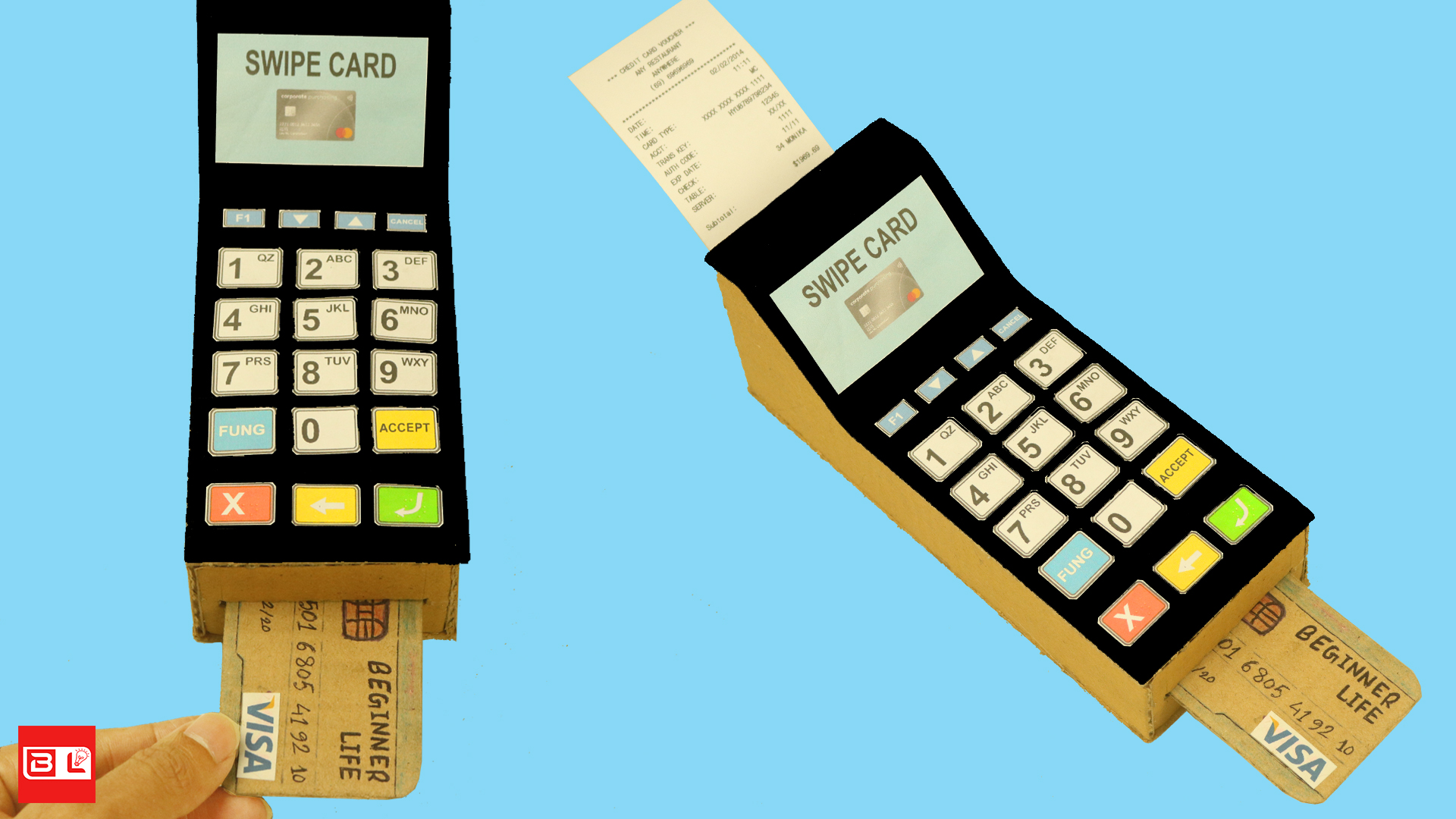How To Make ATM SWIPE Machine Using Cardboard Beginner Life DIY