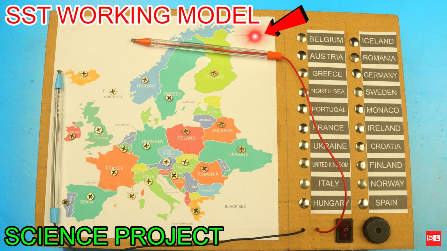 Simple social science project working model - Sst working model project - Beginner Life DIY