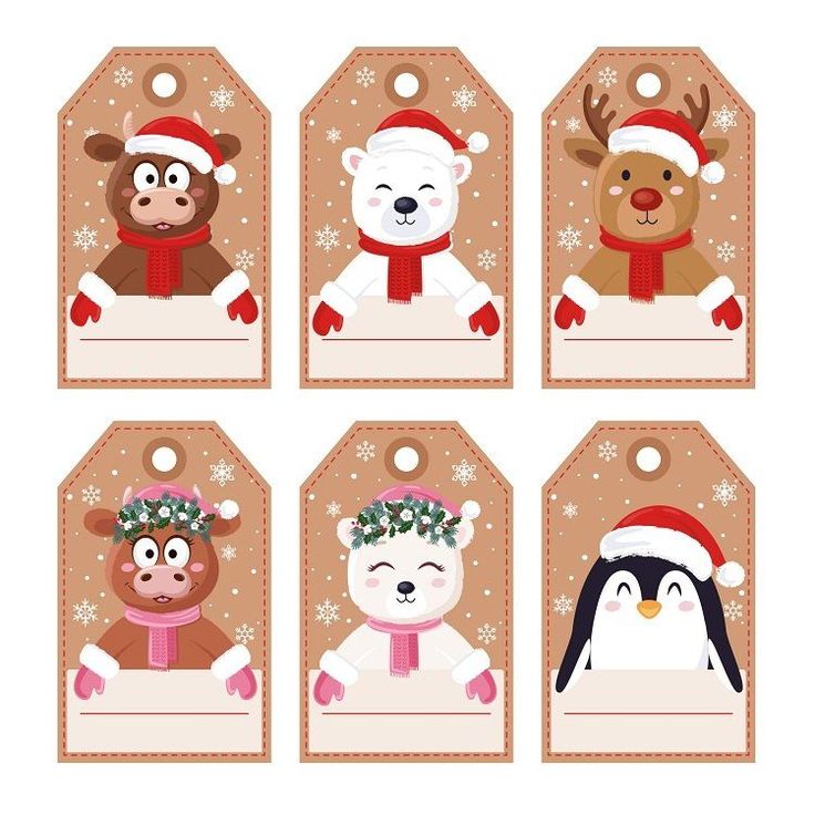 10+ Free Christmas Labels Templates Printable - Beginner Life DIY